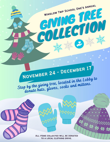 Giving Tree Collection 11/24 - 12/17 - News and Announcements